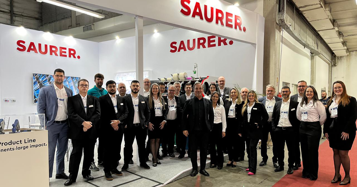 Messerückblick Febratex 2024 - Saurer