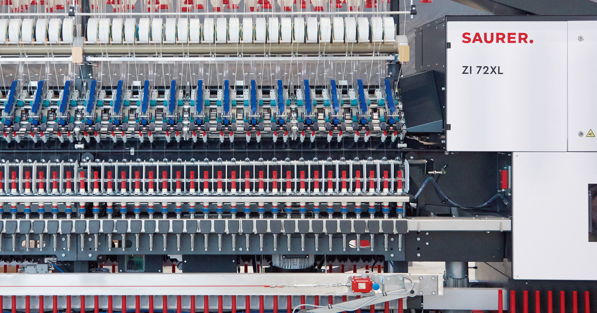 Zinser Systems Kompakt eğirme - Saurer