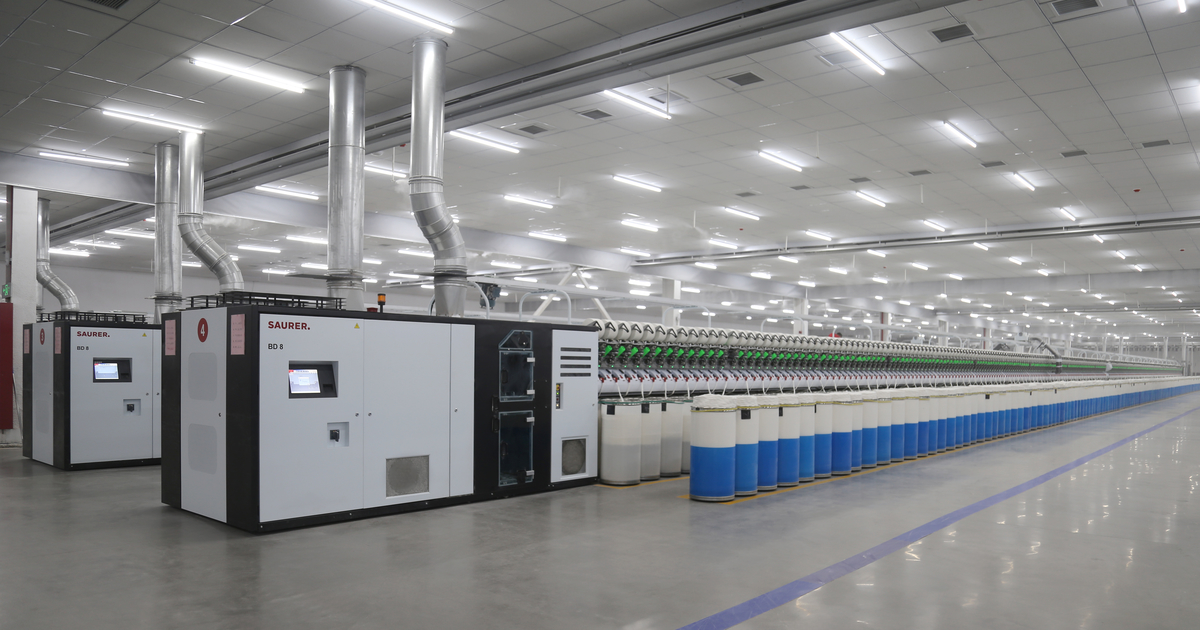BD 8 OE spinning machines at Hengbang Zhifang - Saurer